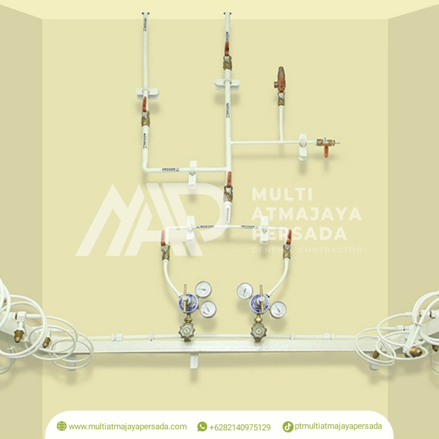 Sistem Instalasi Gas Medis Rumah Sakit - PT. Multi Atmajaya Persada - Kontraktor MEP Surabaya